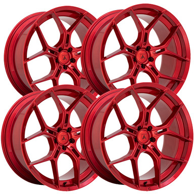 Staggered-Asanti ABL-37 Monarch 20x9,20x10.5 5x112 38mm Candy Red