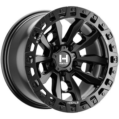 Hostile Crandon 17x9 5x5" +0 Satin Black H130-1790512750A
