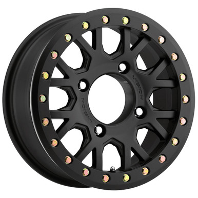 Vision Invader Beadlock 15x6 4x136 +38 Satin Black GV8BLB156136SB48NCC
