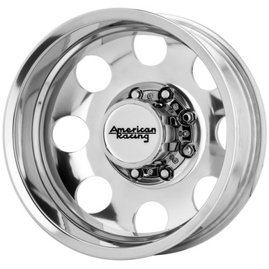 American Racing Baja Dually 17x6 8x6.5" -134 Polished AR204760901134N