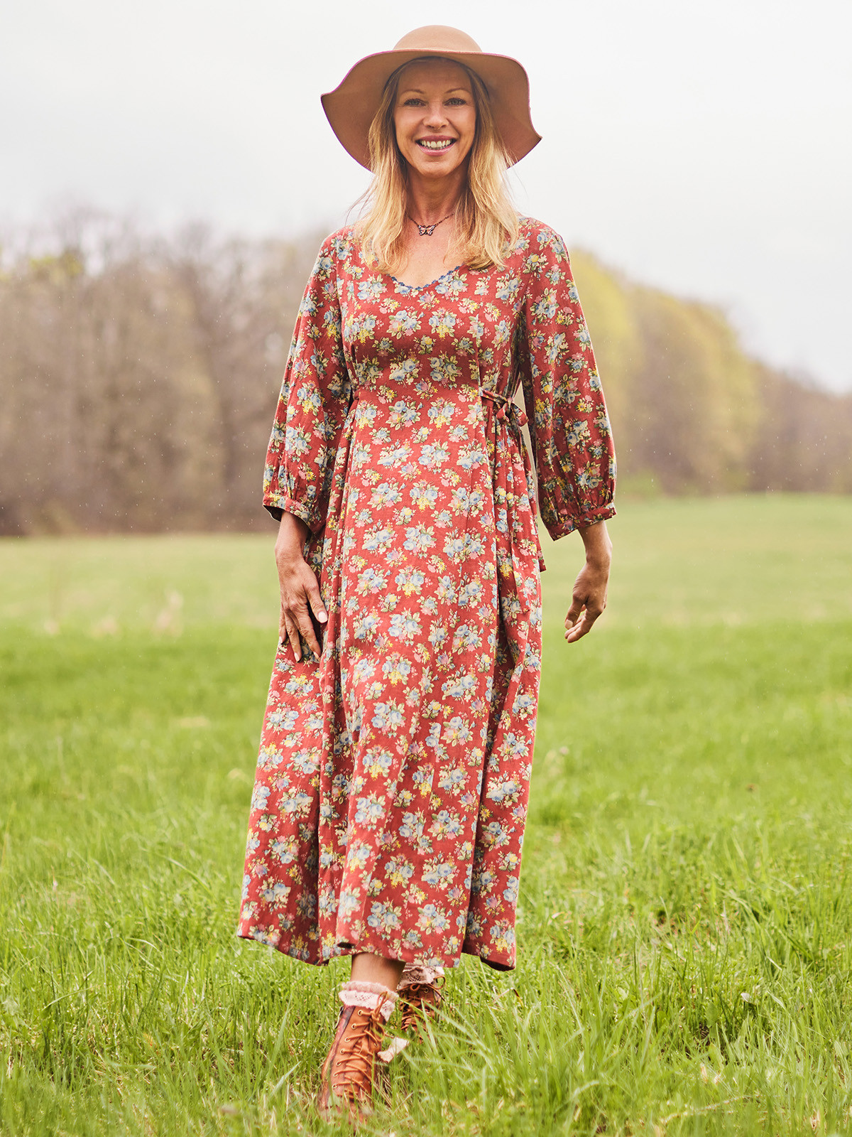 Coco Mori Dress - Latte | Shop Beautiful Designs by April Cornell - Canada