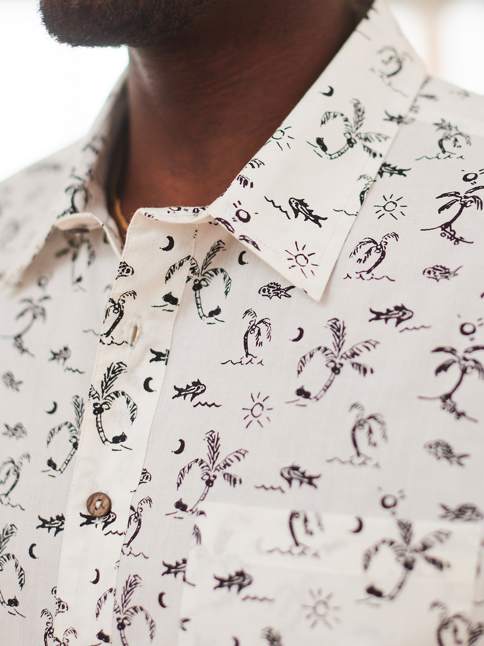 Bali Beach Shirt - White | Shop Beautiful Designs by April Cornell - Canada