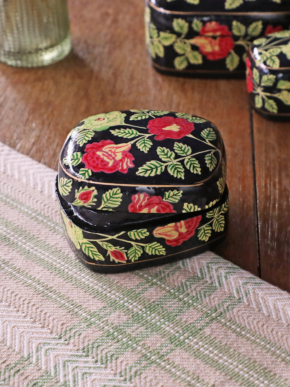 Genevieve Trinket Box Medium | Shop Beautiful Designs by April Cornell ...
