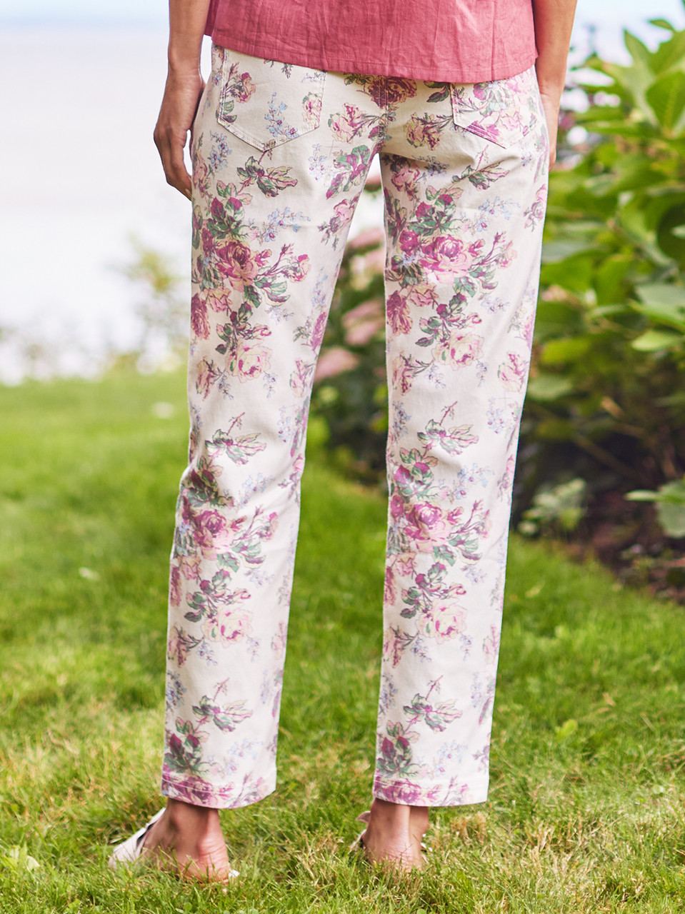 Victorian Rose Pull On Pant | Shop Beautiful Designs by April Cornell ...