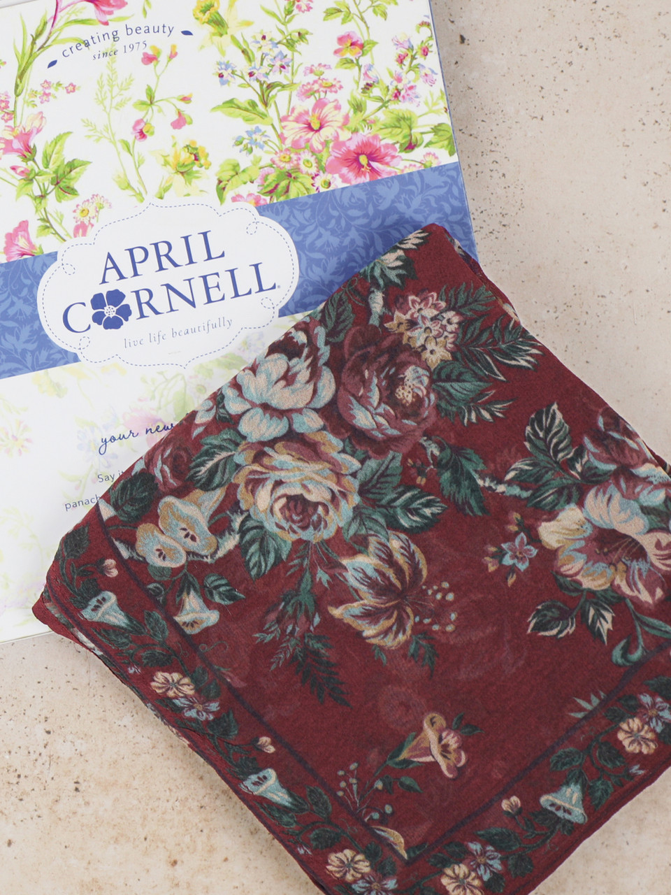 Scarborough Boxed Scarf - Mahogany | Shop Beautiful Designs by April ...