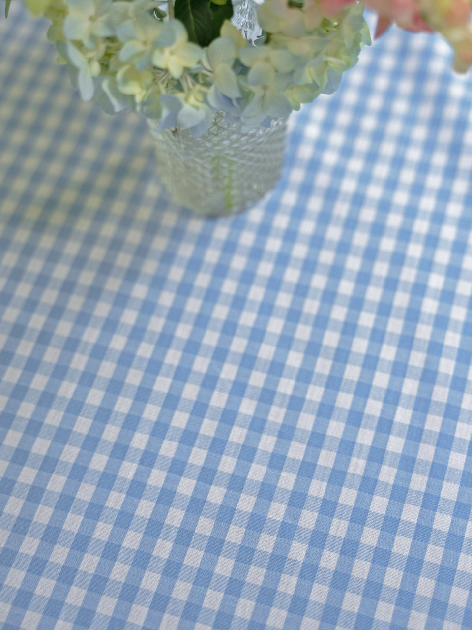Cottage Gingham Tablecloth - Blue | Shop Beautiful Designs by April Cornell