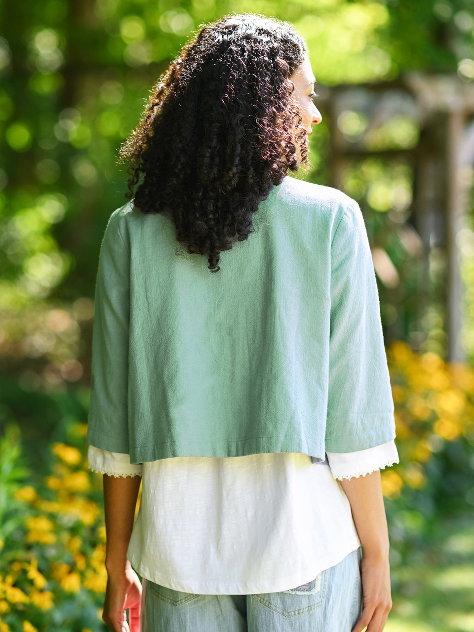 Tabitha Jacket - Sage | Shop Beautiful Designs by April Cornell