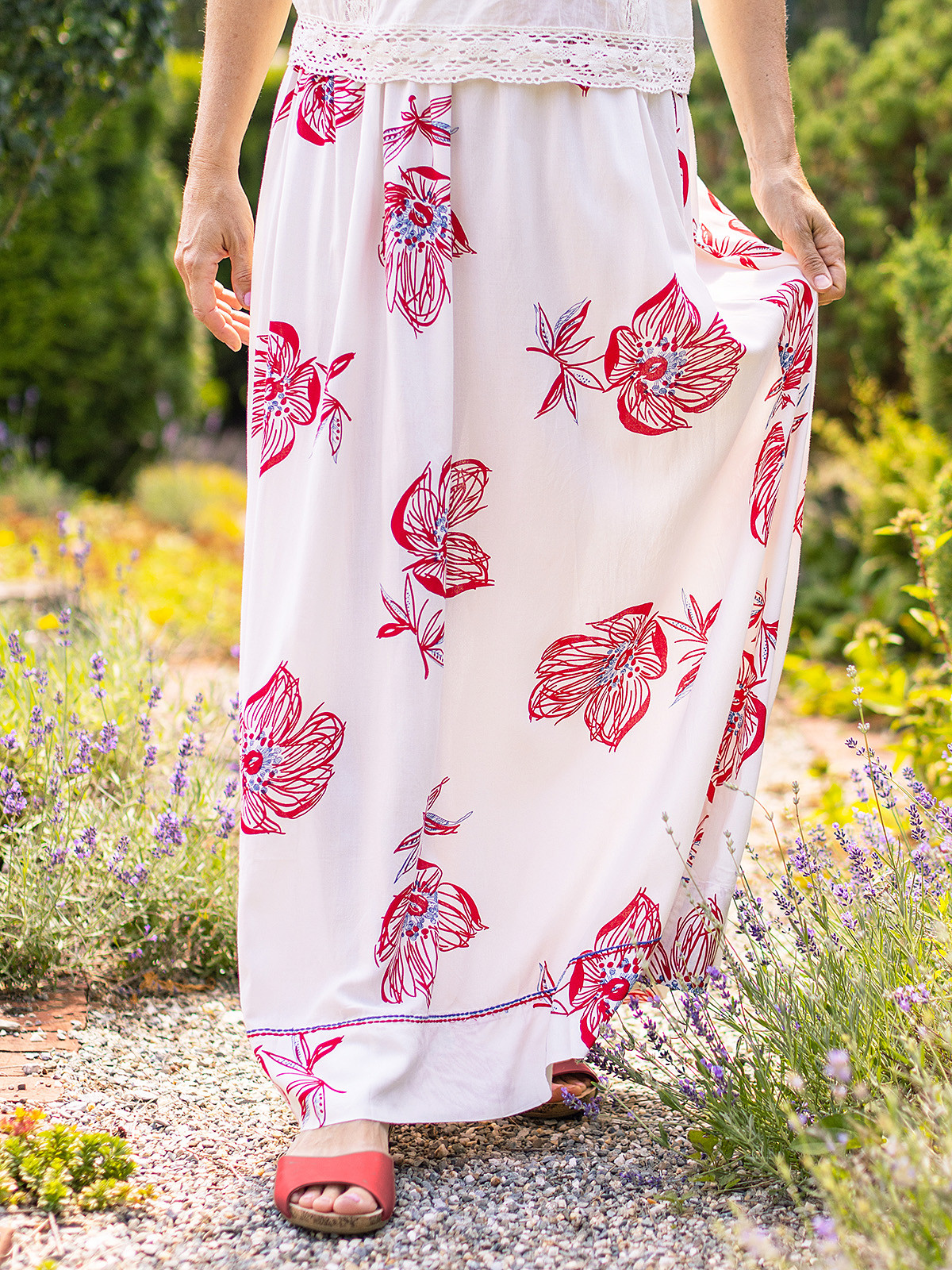 Sketch Flower Sundress | Shop Beautiful Designs by April Cornell - Canada