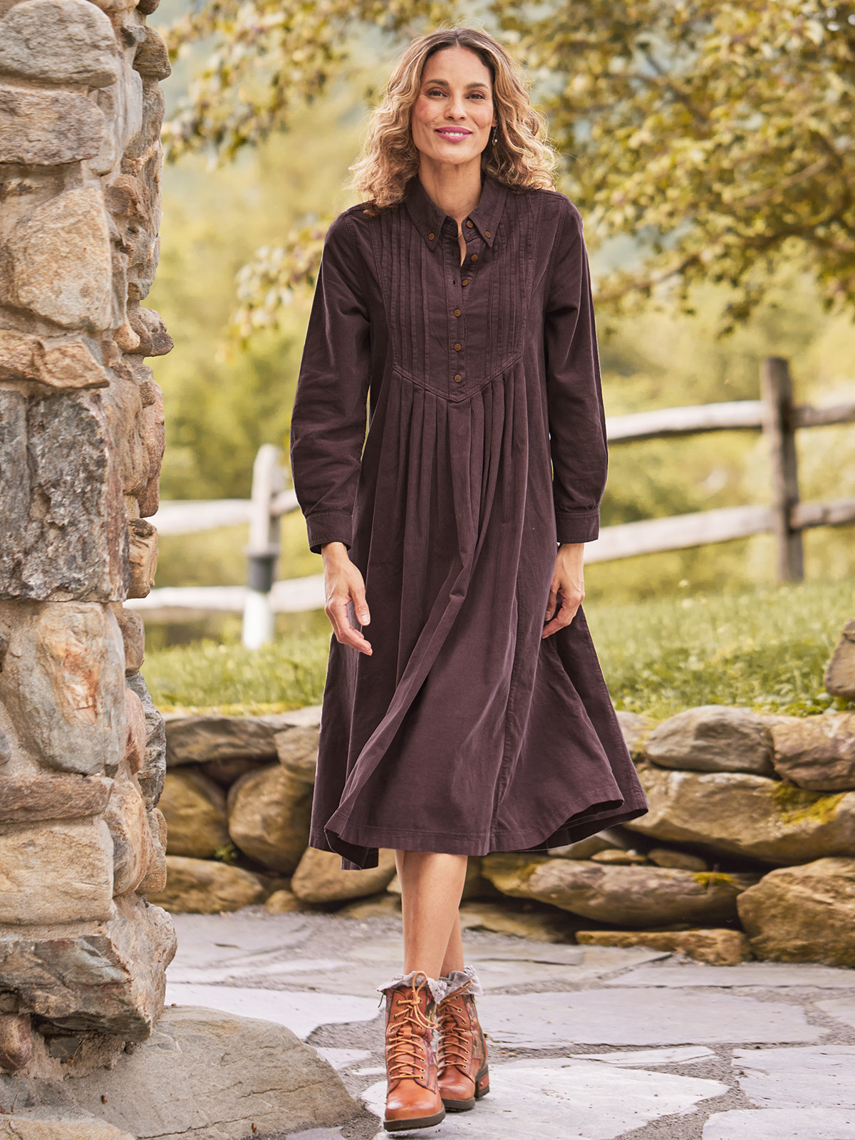 Coco Mori Dress - Latte | Shop Beautiful Designs by April Cornell - Canada