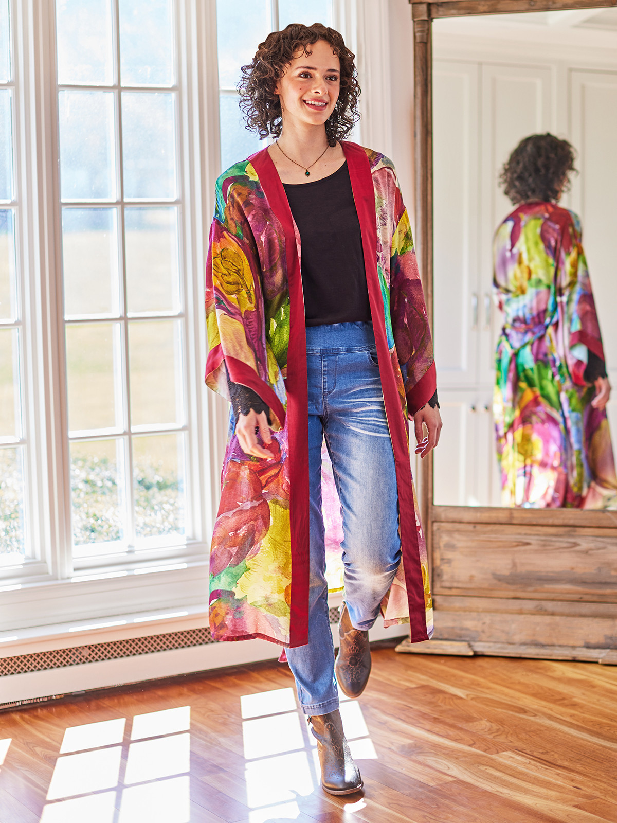 Chloe Cover Up - Rose | Shop Beautiful Designs by April Cornell - Canada