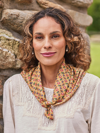 Emil Gold Scarf | Shop Beautiful Designs by April Cornell - Canada