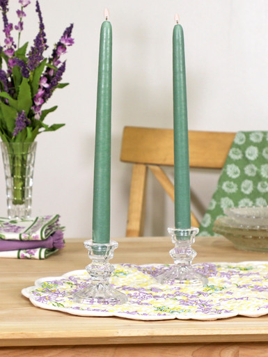 Hand Dipped Candles Set of 4 - Misty Green | Shop Beautiful Designs by ...