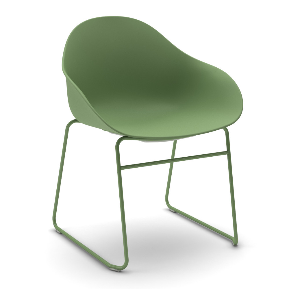 NaughtOne Ruby Dining Chair | Wood Leg