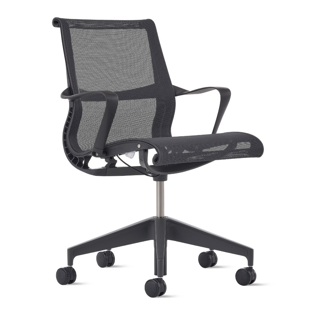 Herman Miller Setu Refresh Graphite / Alloy Office Chair | Fast Delivery