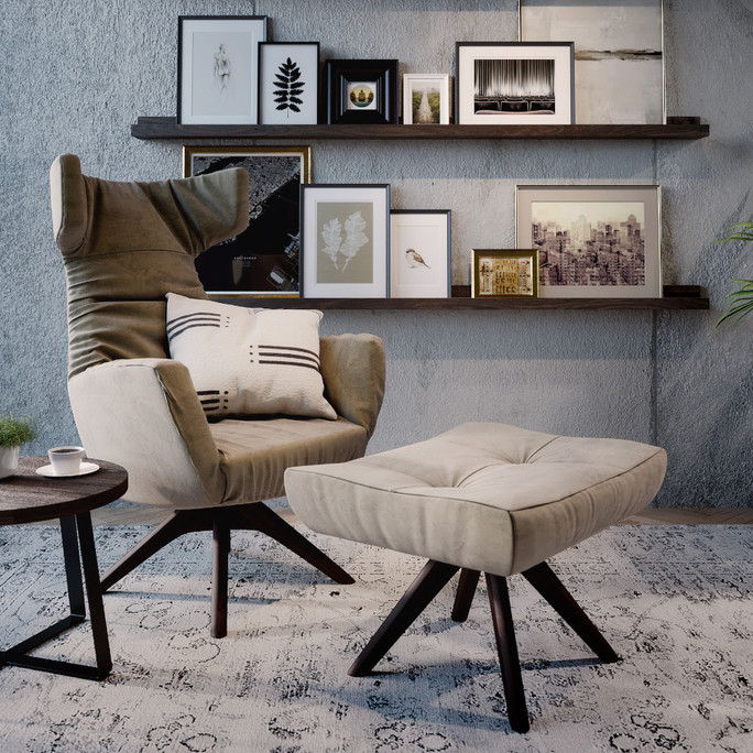 Connection Regent High Back Lounge Chair