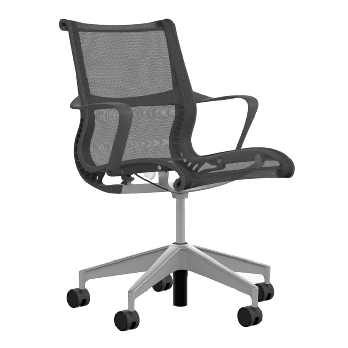 Herman Miller Setu Refresh Graphite / Alloy Office Chair | Fast Delivery