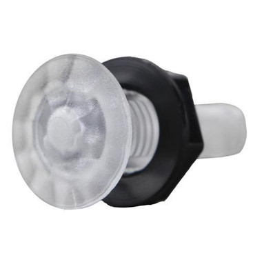 Round Fiber Lens, 1" Threaded, Multi-Faceted Face - SpaParts123