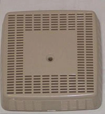 Jacuzzi Suction Cover, Square, Almond w/ Gasket - SpaParts123