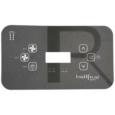 OVERLAY, BULLFROG SPAS, TP600, 2 PUMP R SERIES (USE W/ 65-1916) - SpaParts123