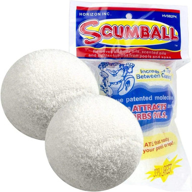 Scum Ball, Floating Scum Collector, 2-Pack - SpaParts123
