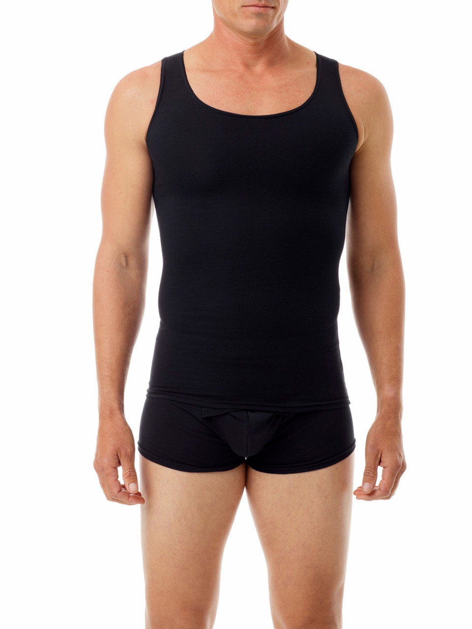 Men’s Cotton Spandex Ultra Light Compression Tank | Muscle Recovery ...