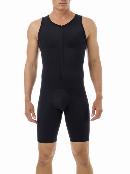Men’s Compression Swimsuit – One-Piece Gym & Swim Binder with SPF 50