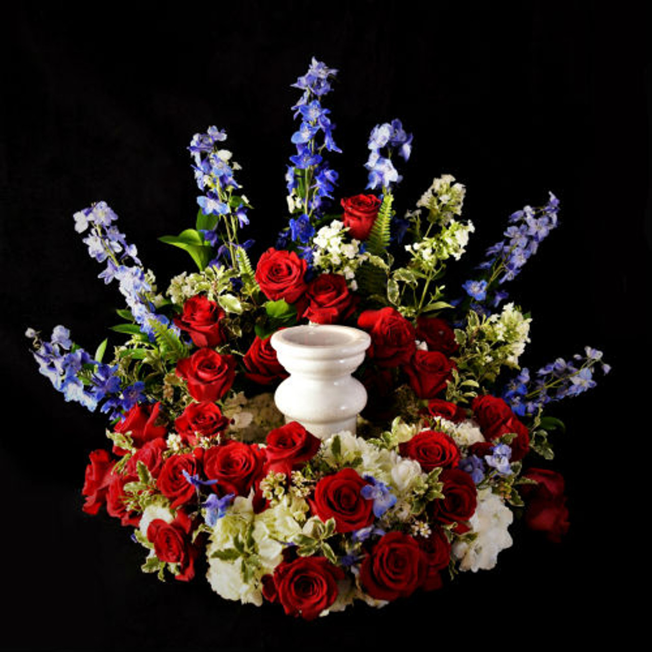 Urn ring flowers store