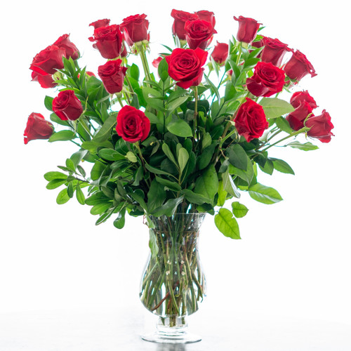 Perfect Three Dozen Red Roses