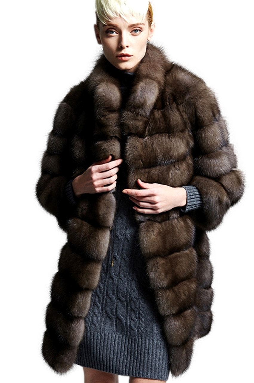 Sable Fur Coat | SKANDINAVIK FUR