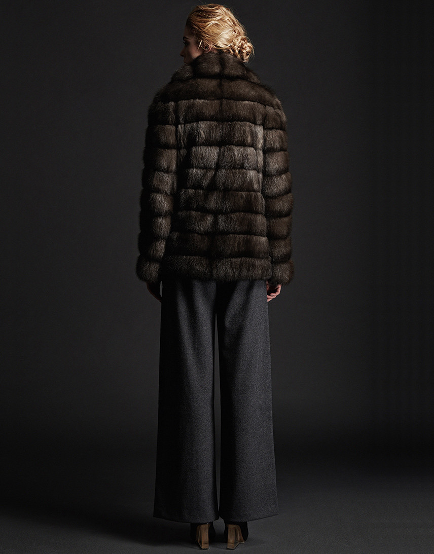 Short Sable Fur Jacket | SKANDINAVIK FUR