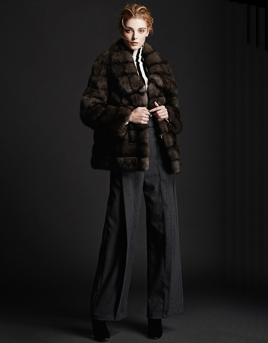 Short Sable Fur Jacket | SKANDINAVIK FUR