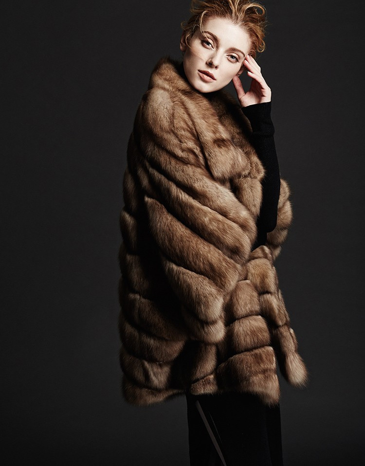 Russian Sable Fur Cpae| SKANDINAVIK FUR
