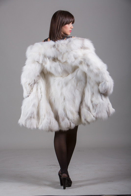 Arctic Fox Fur Coat Skandinavik Fur