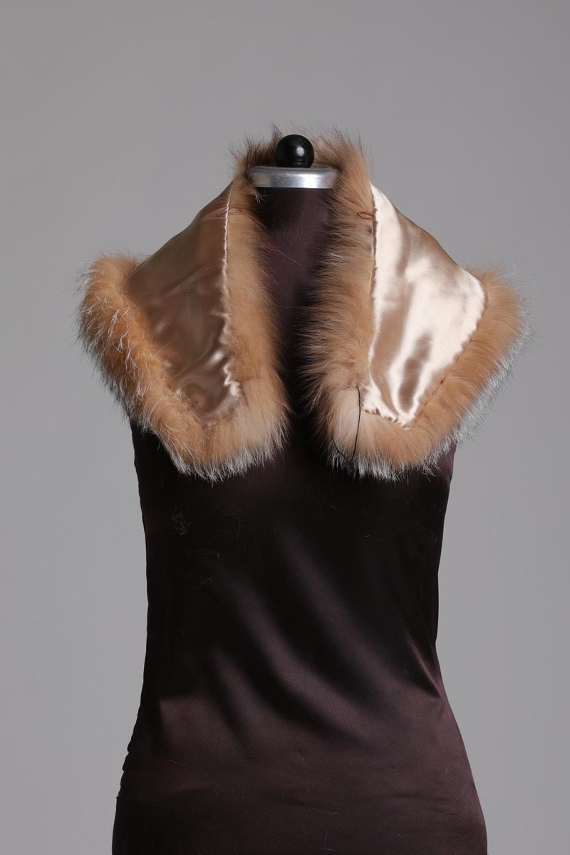 Crystal Fox Fur Shawl Collar| SKANDINAVIK FUR