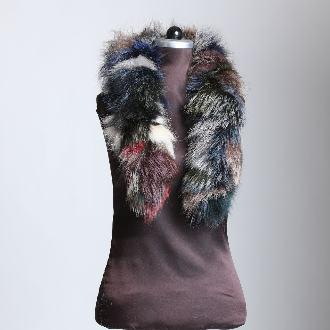 Multicolor Fox Trim Wild - SK FUR LTD