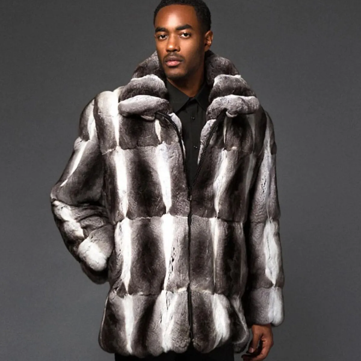 Men's Chinchilla Coat | SKANDINAVIK FUR