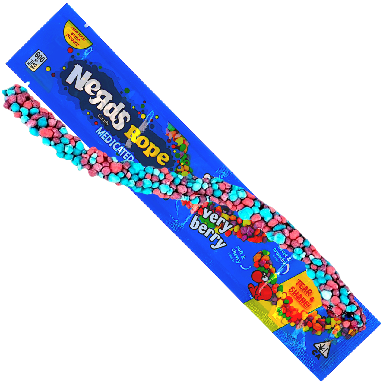 Buy Very Berry Medicated Nerd Rope 600mg | THC-Infused Cannabis Edibles ...