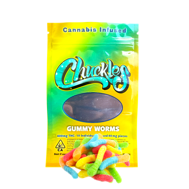 Chuckles Gummy Worms – 400mg THC Edibles | Buy Potent Cannabis Gummies ...