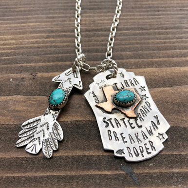 TJHRA State Champ Breakaway Roper Necklace