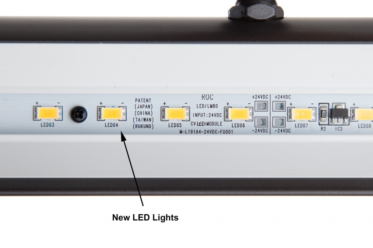 24" Classic Hardwired LED Picture Light in Antique Brass - Cocoweb ...