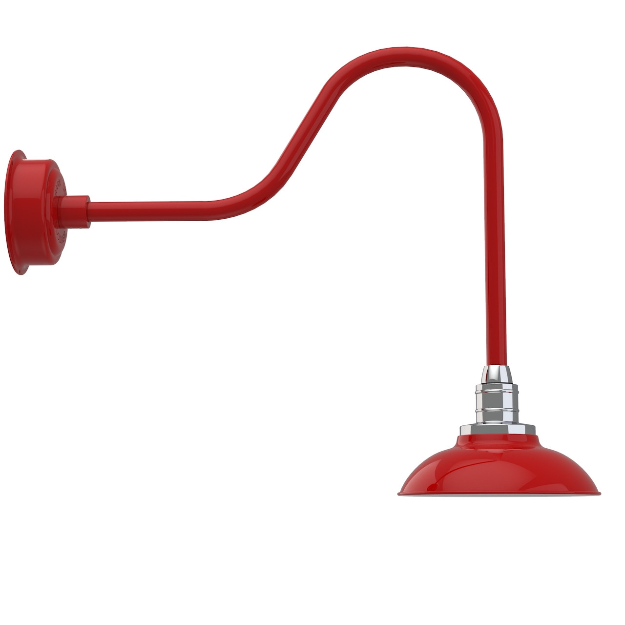 10" Peony Cherry Red Sleek LED Barn Lights - Cocoweb - Quality LED ...