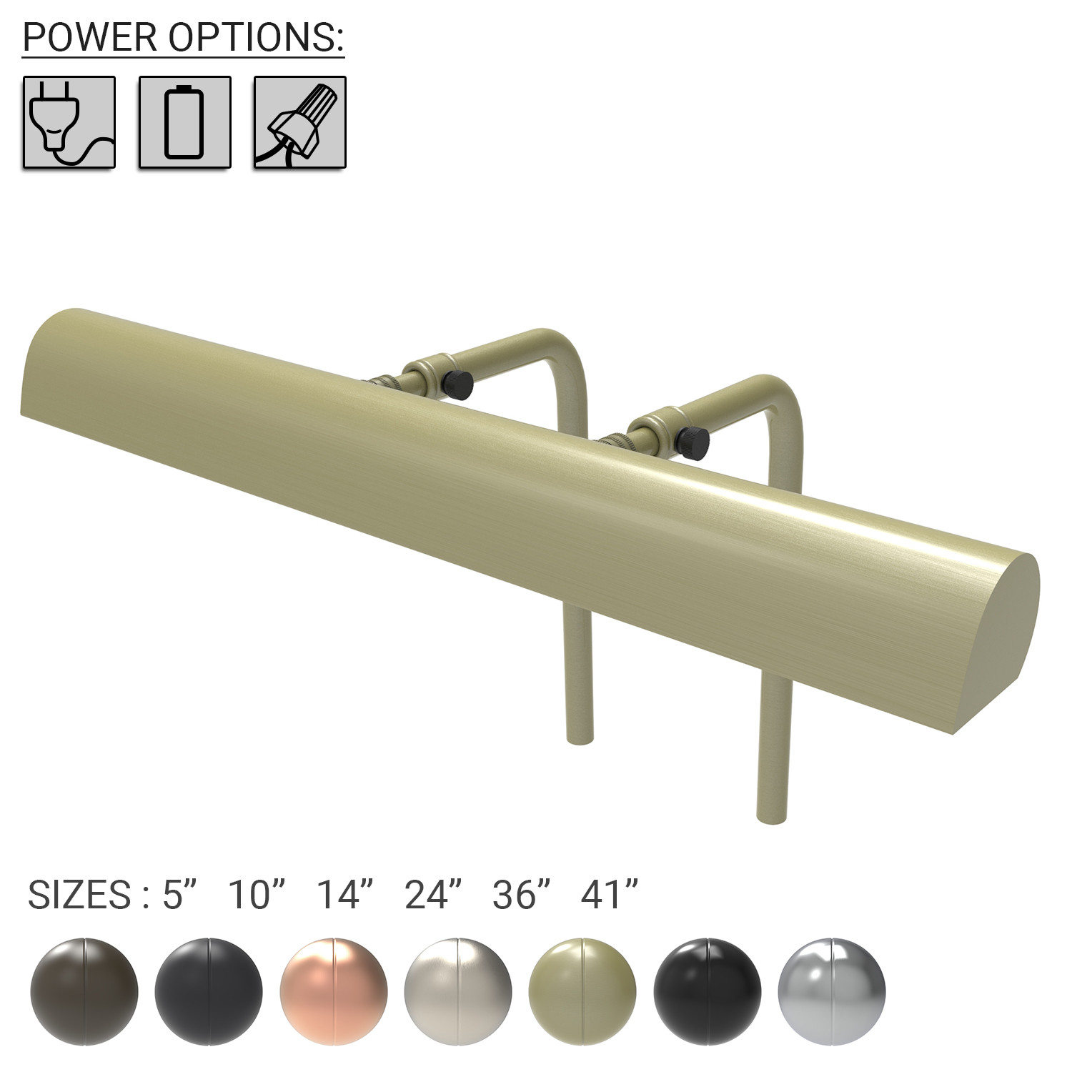 Battery-Operated Picture Lights - LED Wall Art Lighting