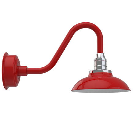 10" Vintage Peony Cherry Red Barn Lights - Cocoweb - Quality LED ...