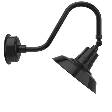 12" Vintage LED Sign Light with Rustic Arm in Black - Cocoweb - Quality ...