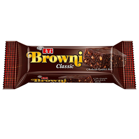 Chocolate and Hazelnut Brownie Cake 40gr - Eti | DIZIN