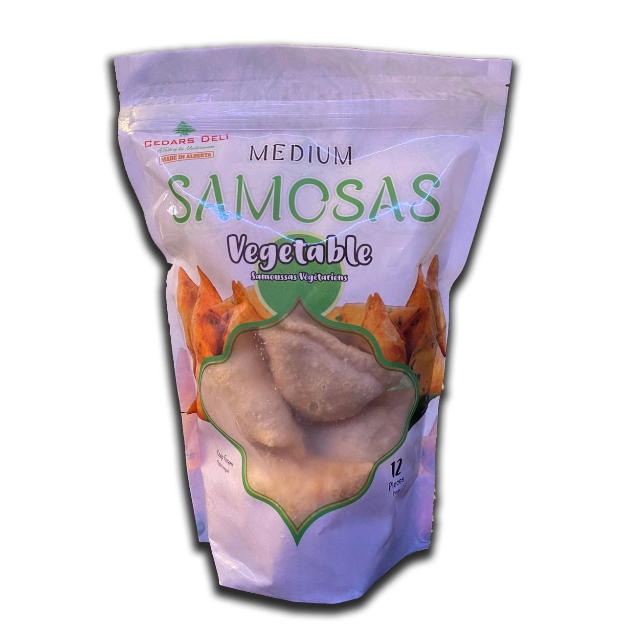 Halal Frozen Vegetable Samosa 12Pcs - Cedar's Deli | DIZIN