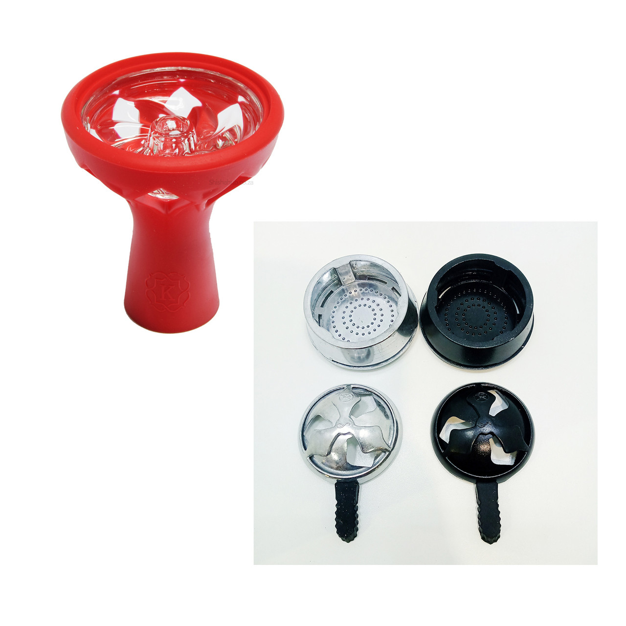 Silicone Shisha Head (سرقلیان سیلیکونی با درب) | THREE KING…