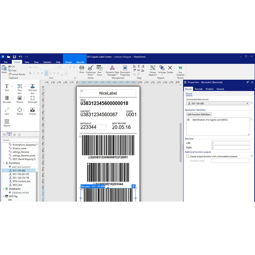Loftware Cloud Business Software (1 Printer SAP Integration) - NSCBLI001M