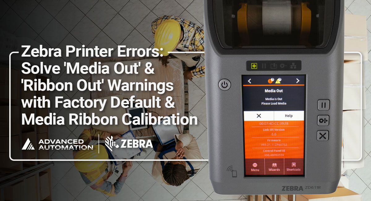 Zebra Printer Errors: Solve 'Media Out' and 'Ribbon Out' Warnings with ...