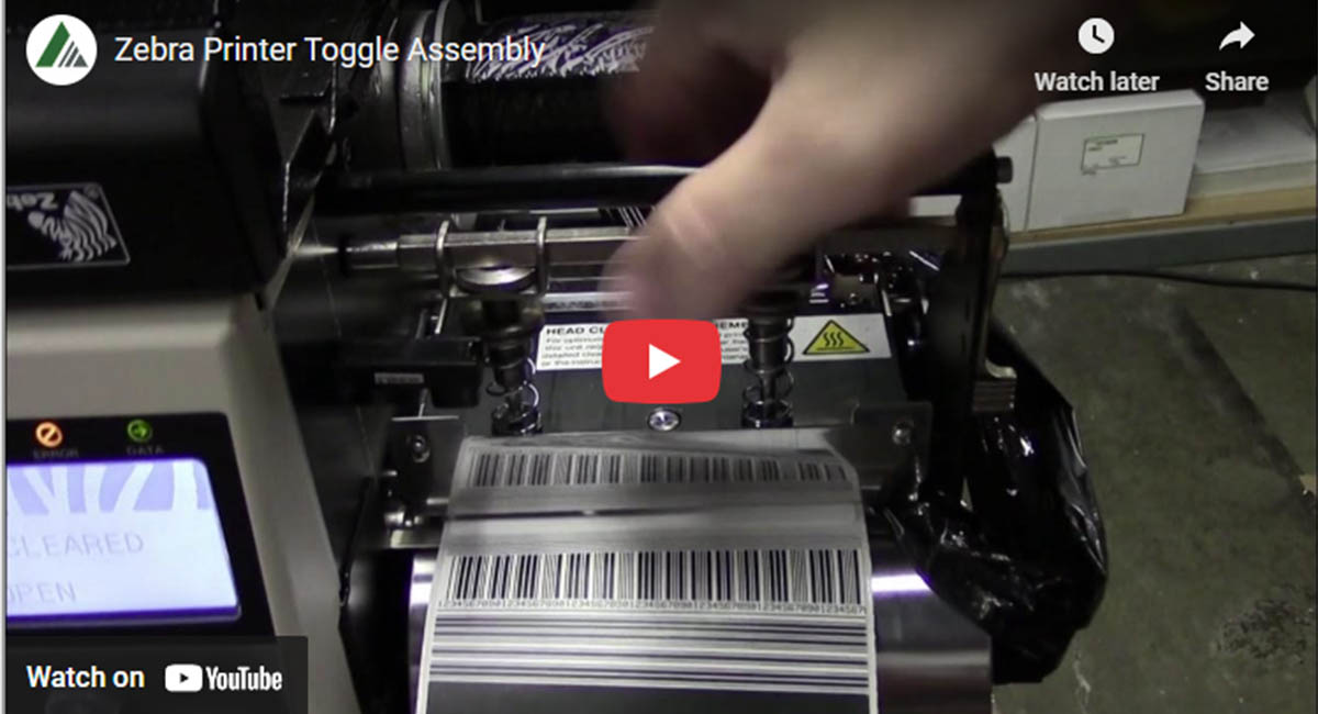 ZEBRA PRINTER - TOGGLE ASSEMBLY ADJUSTMENT - Advanced Automation